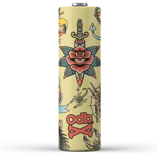 Tattoo Battery Wrap 18650 - ODB Wraps - Funky Monkey Vape